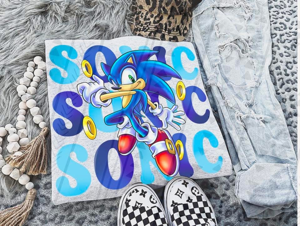 Sonic Stacked DTF Transfer – Three Girls Grace